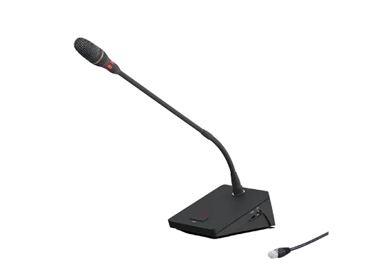 Dante Microphone, Professional Gooseneck Conference Mic | Cretone Audio